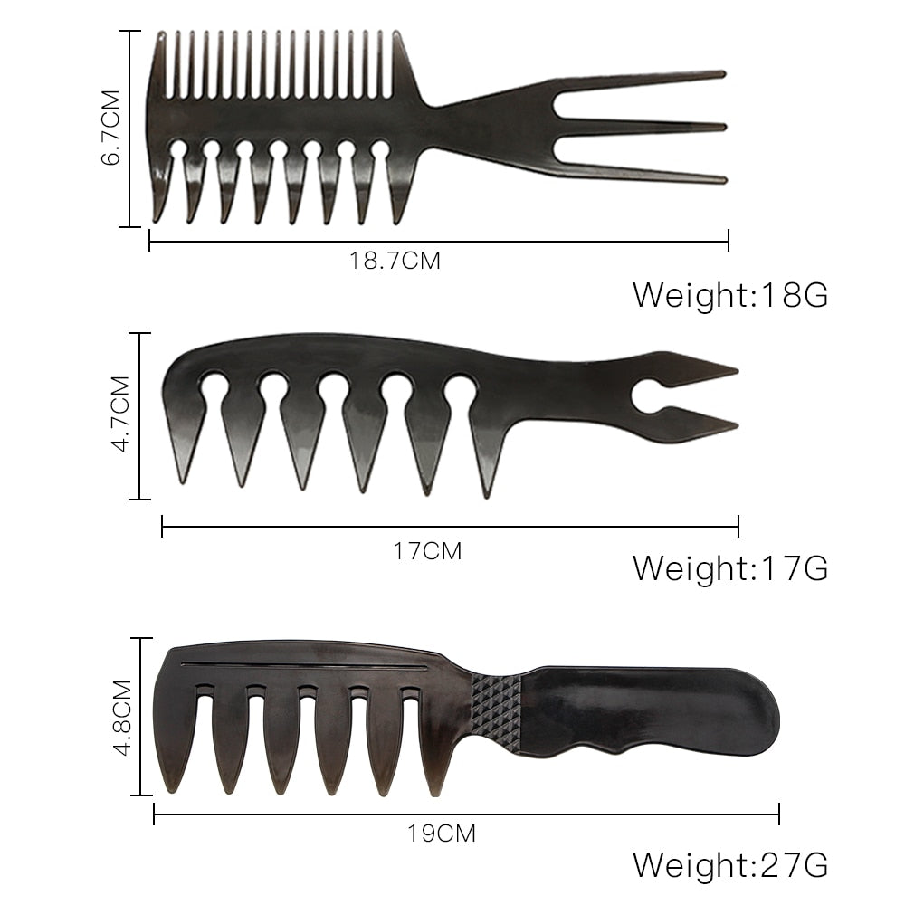 Home 5pcs/set CestoMen Oil Head Comb Set